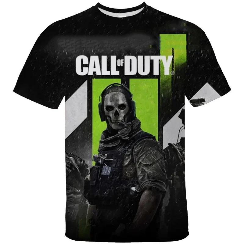 call-of-duty-warzone-T-shirt-Casual-Summer-Round-Neck-T-Shirt-Cool-3d ...
