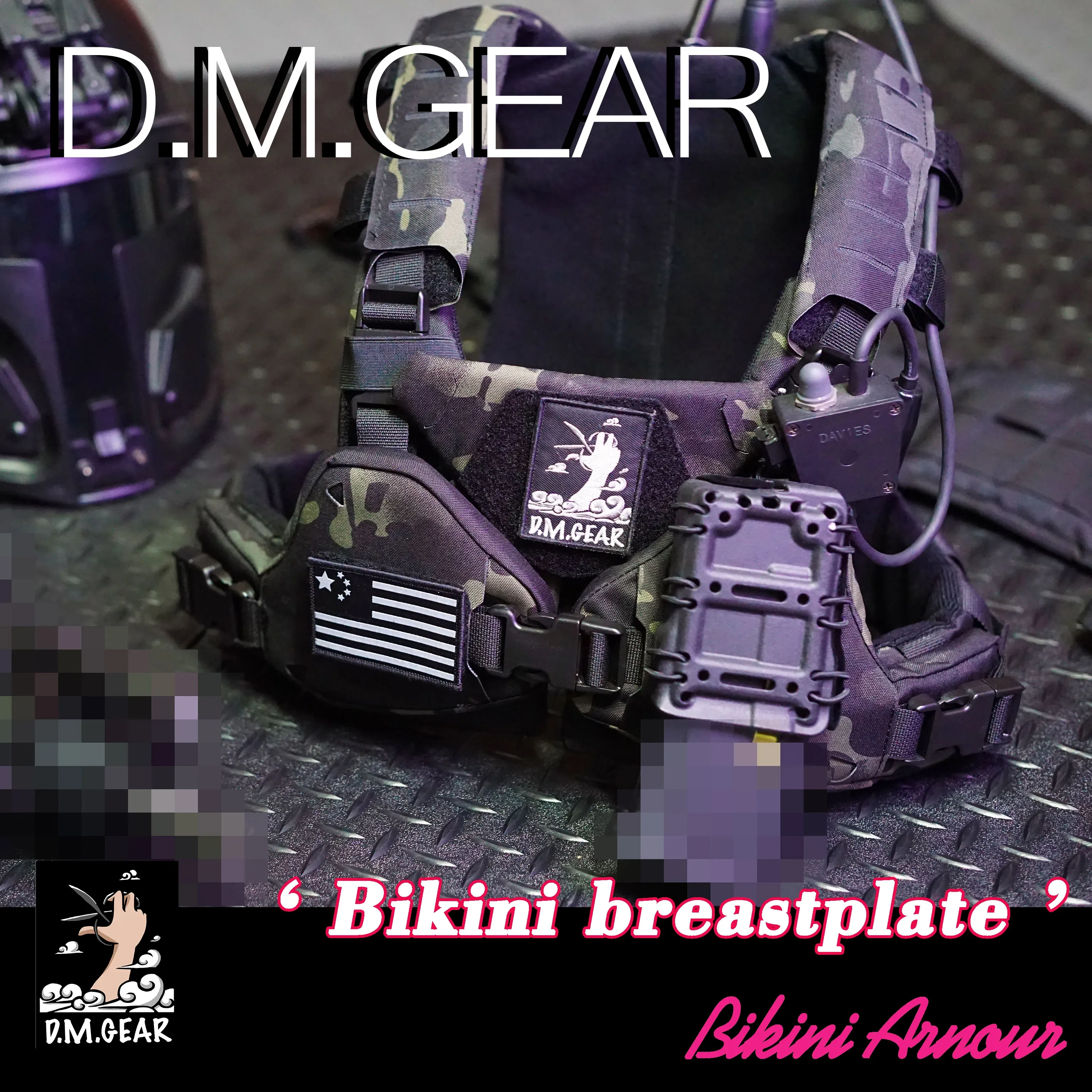 DMGear-Tactical-Bikini-Armor-Vest-Women-Protect-Cosplay-Plate-Carrier ...