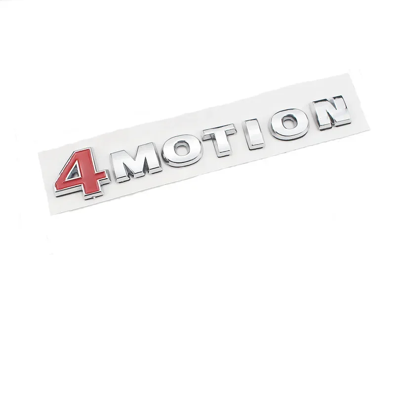 3D-Chrome-Silver-4MOTION-Logo-Rear-Trunk-Side-Fender-Emblem-Badge ...