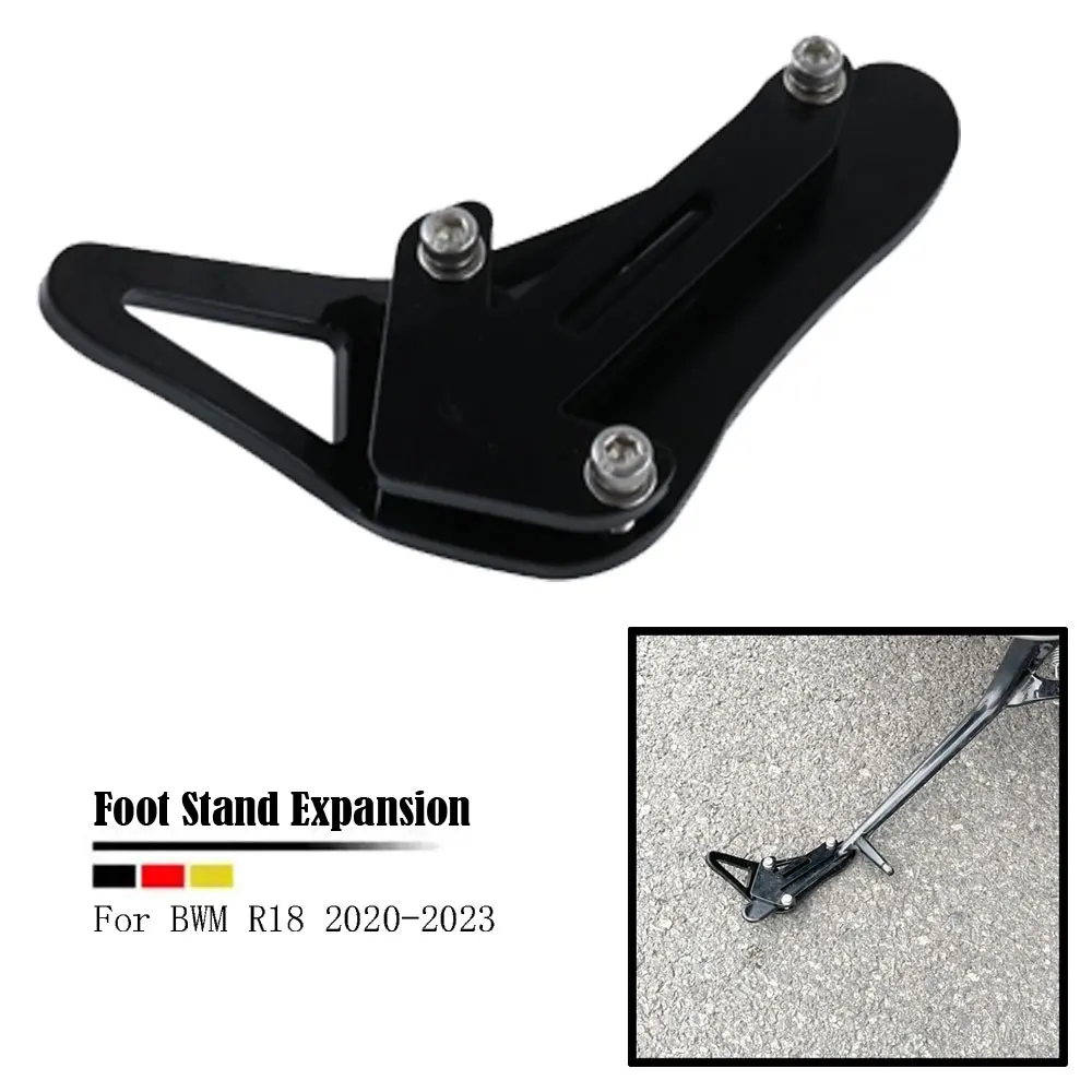 Motorcycle-R-18-Kickstand-Foot-Side-Stand-Extension-Enlarge-Support-Pad ...
