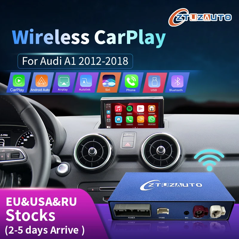 Wireless-Apple-CarPlay-Android-Auto-Interface-for-Audi-A1-2011-2018 ...
