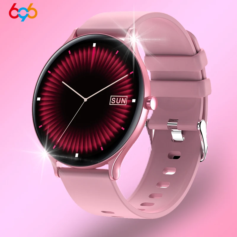 Smart Watch Women Heartrate Test 1.28 Inch Ips Touch Screen Blue Tooth ...