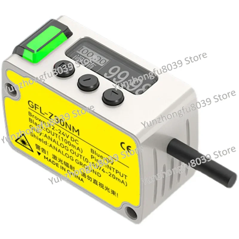 High-Precision-0-002mm-Analog-485-Output-Laser-Displacement-Sensor ...