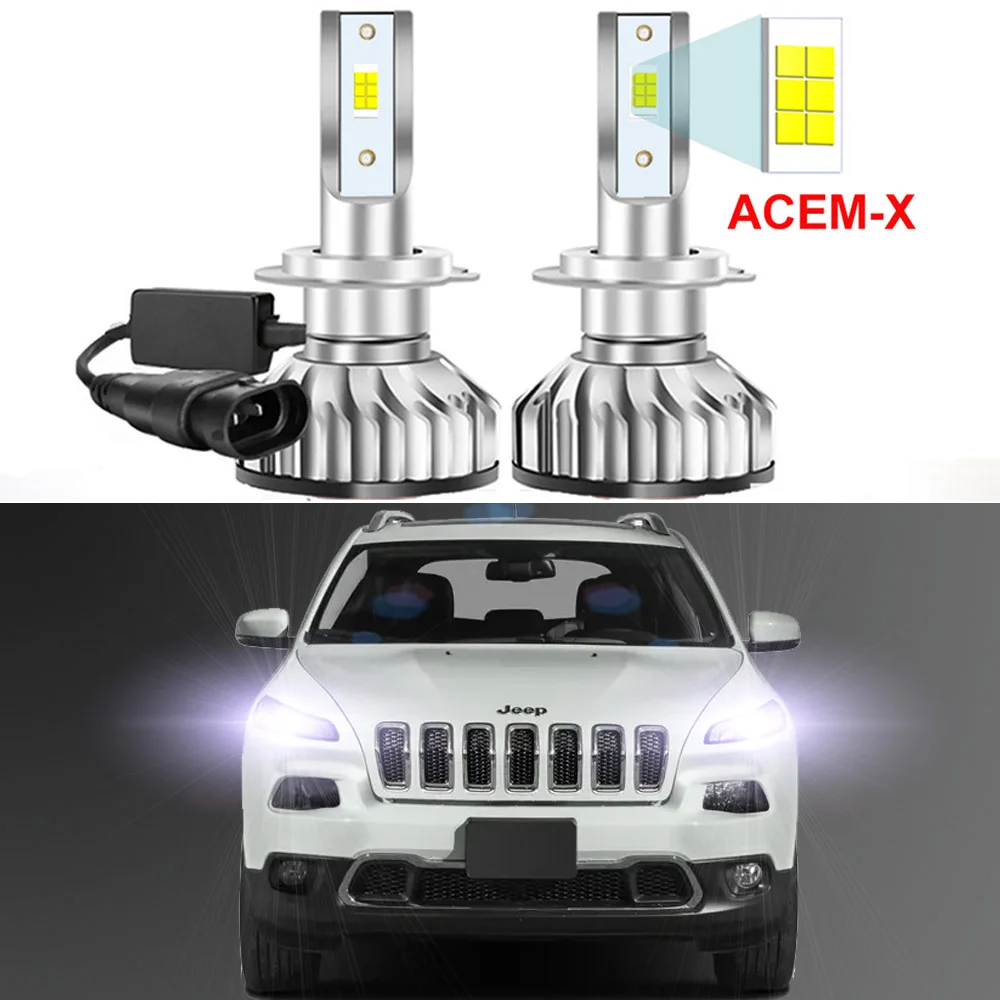2Pcs-Car-LED-Headlight-Bulbs-9012-HIR2-For-JEEP-CHEROKEE-KL-2014-2015 ...