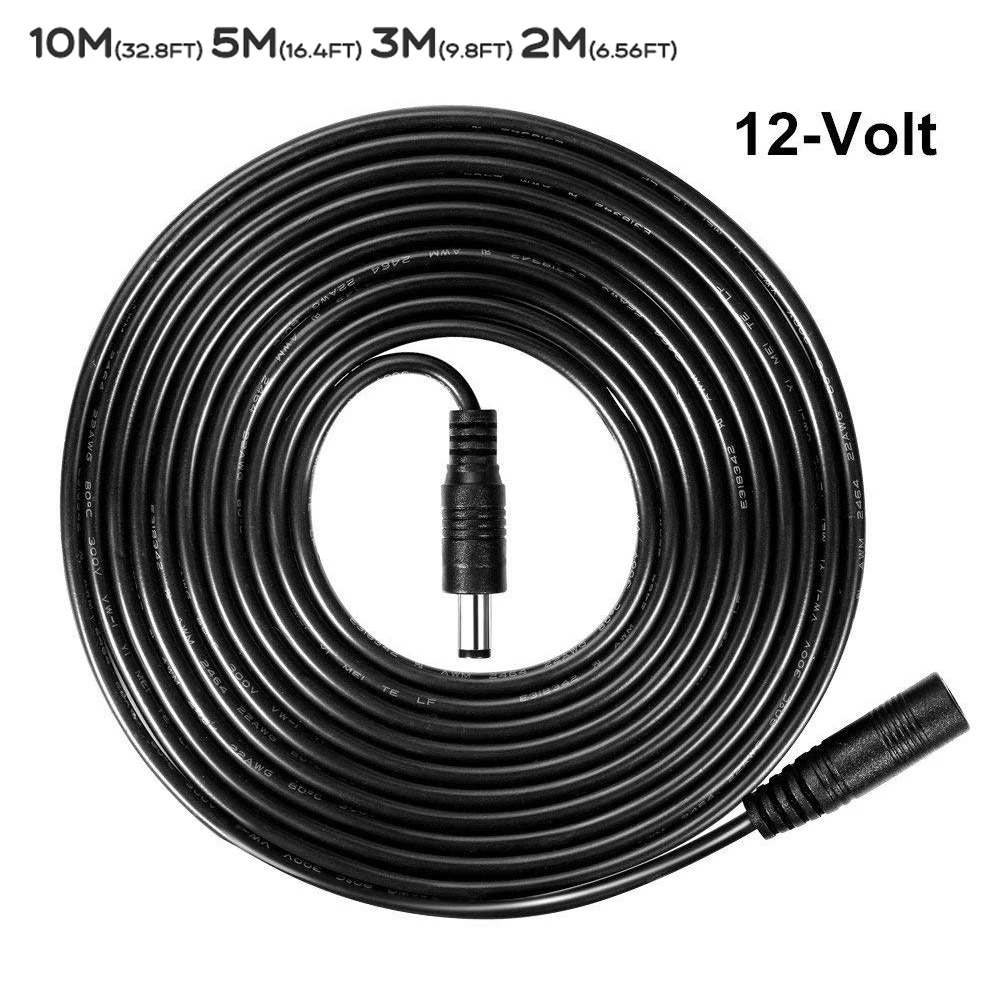 12V-DC-Extension-Cable-5-5mm-2-1mm-Male-Female-Power-Cord-Cable-1m-2m ...