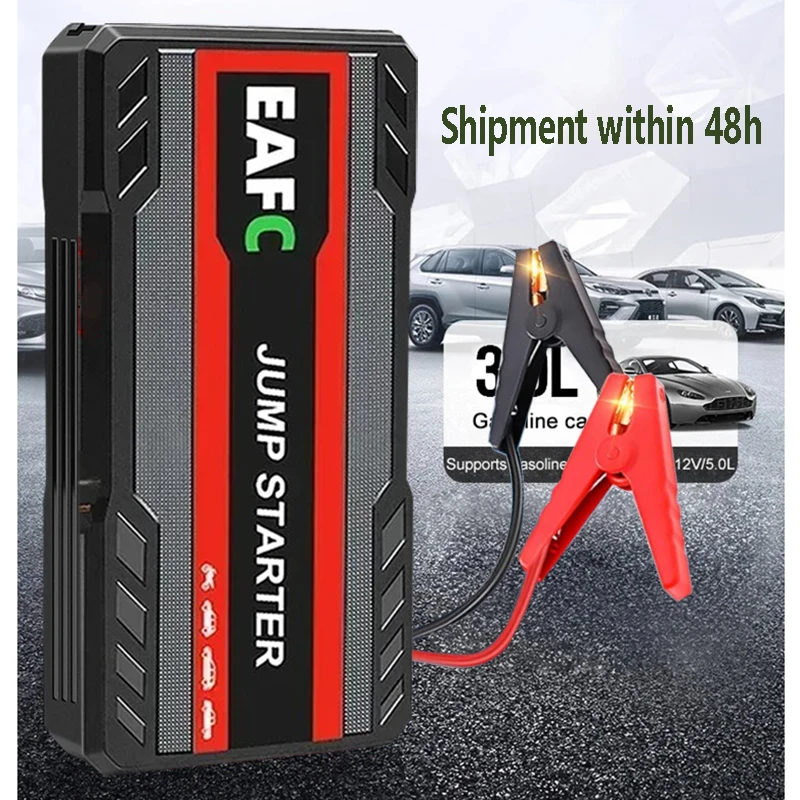 EAFC 12V Car Jump Starter 600A Power Bank Portable Car Battery Booster ...