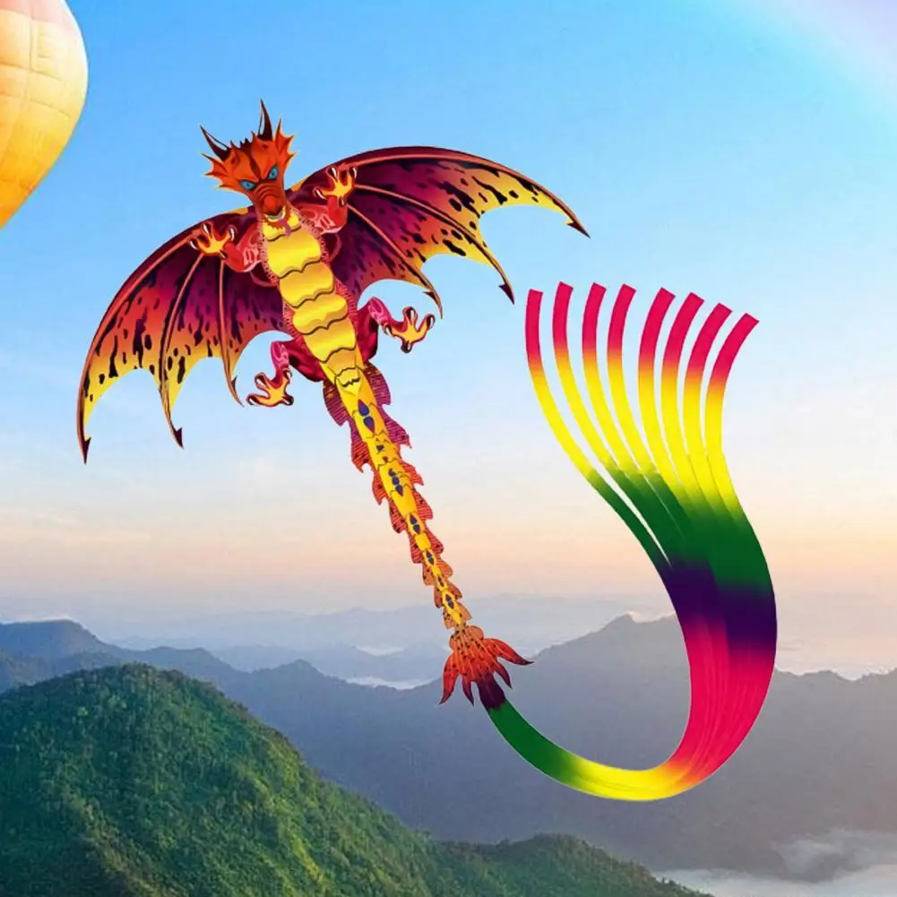 Kite-Dragon-Easy-to-Fly-Multicolor-Easy-to-Fly-Laser-Engraving ...