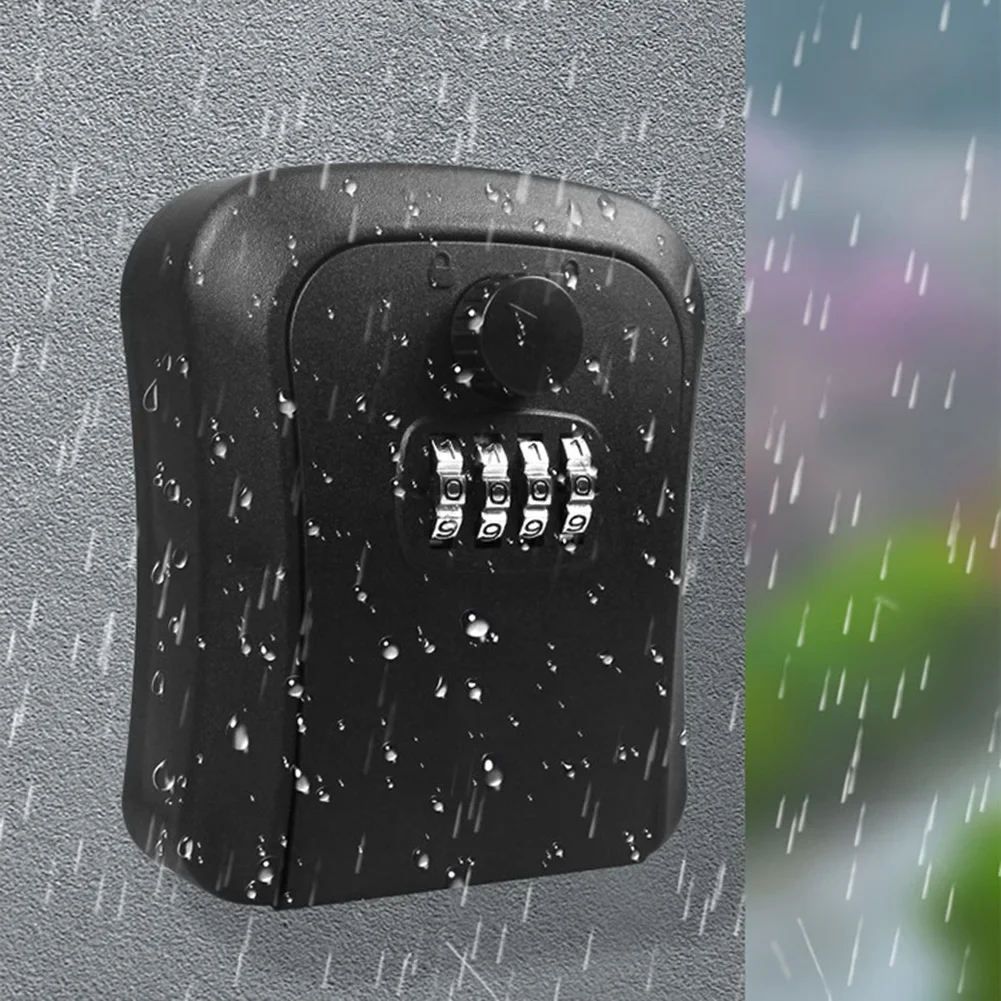 Key-Lock-Box-Wall-Mounted-Resettable-Code-Safe-Security-Lock-Box ...