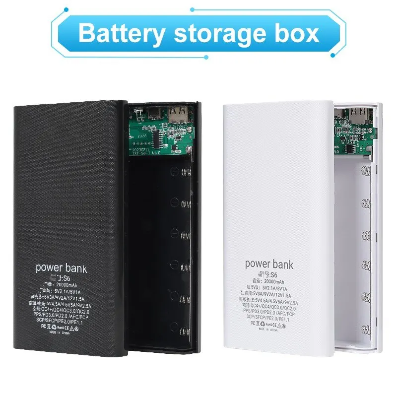 DIY18650-Battery-Storage-Charging-Box-Storage-Box-Case-Without-Battery ...