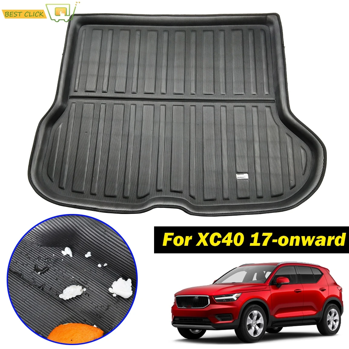 Tailored-Boot-Liner-Tray-For-Volvo-XC40-2017-2018-2019-2023-Car-Rear ...