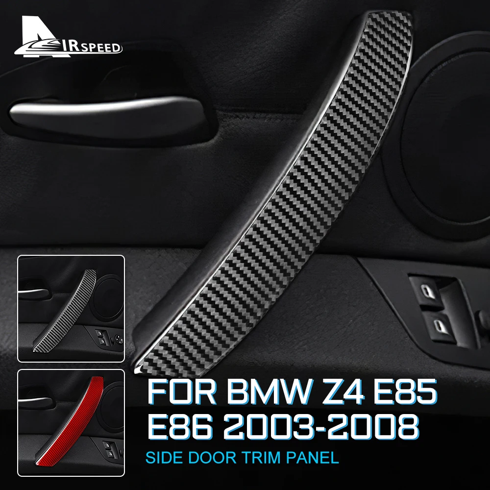 RHD/LHD For BMW Z4 E85 E86 2003-2008 Carbon Fiber Stickers Car Door ...