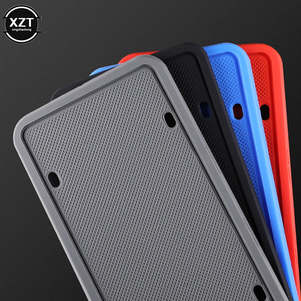 Silicone-License-Plate-Frames-Weather-Proof-Car-License-Plate-Cover-Car ...