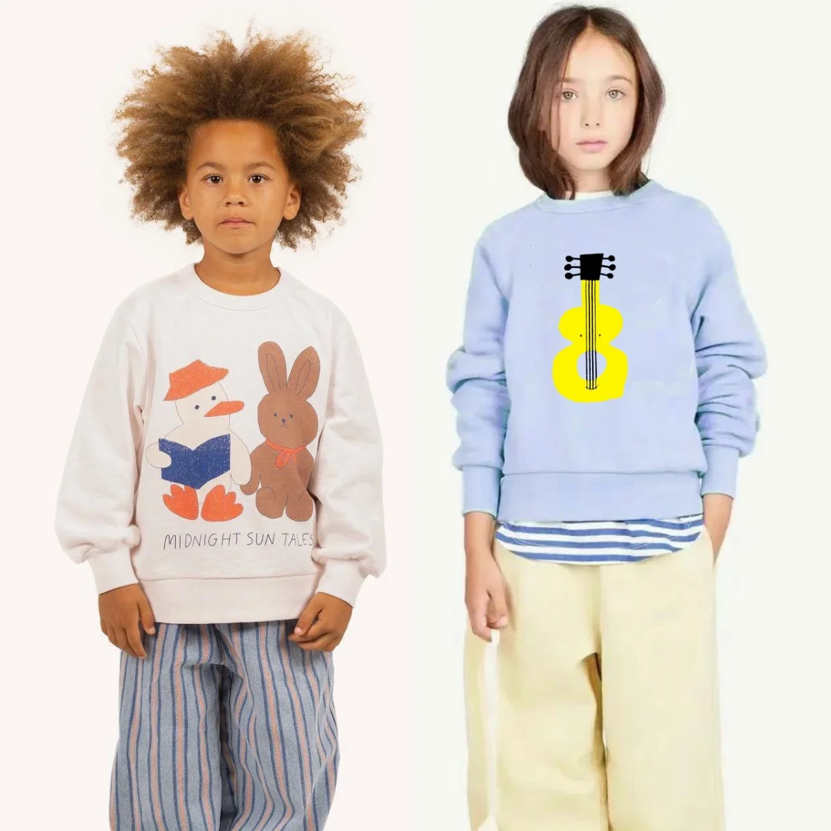 Kids Graphic Sweatshrits 2026 Spring Cotton Tops Girls Long Sleeve Boys ...