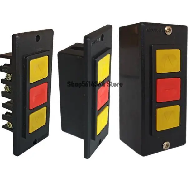 1pc-Rolling-Door-Up-Down-Stop-3-Button-Black-Plastic-Shell-Push-Button ...
