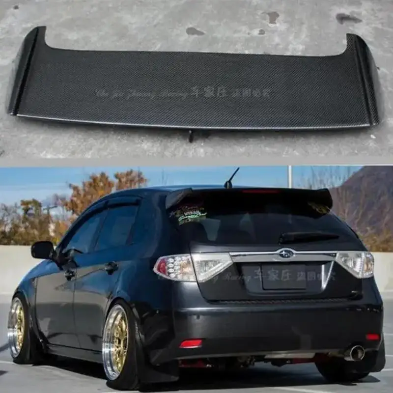 High-Quality-CARBON-FIBER-REAR-WING-TRUNK-LIP-SPOILER-FOR-Subaru ...