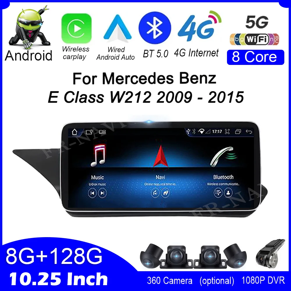 10-25-Android-14-System-For-Mercedes-Benz-E-Class-W212-2009-2015-Head ...