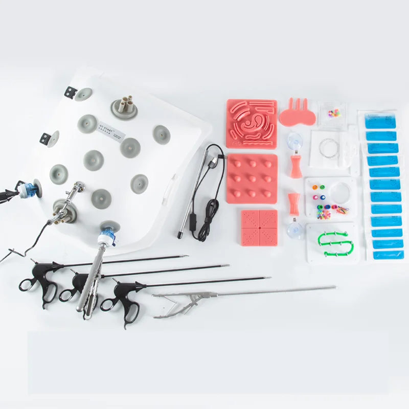 High-Simulation-Laparoscopy-Trainer-Laparoscopic-Simulator-Training-Box-with-0-30-Degree-HD ...
