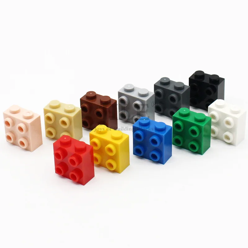 50pcs-Moc-Brick-Modified-1x2x1-2-3-with-Studs-on-1-Side-Building-Blocks ...