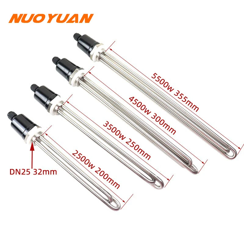 220v Water Heating Element Dn25 Stainless Steel Electrical Immersion ...