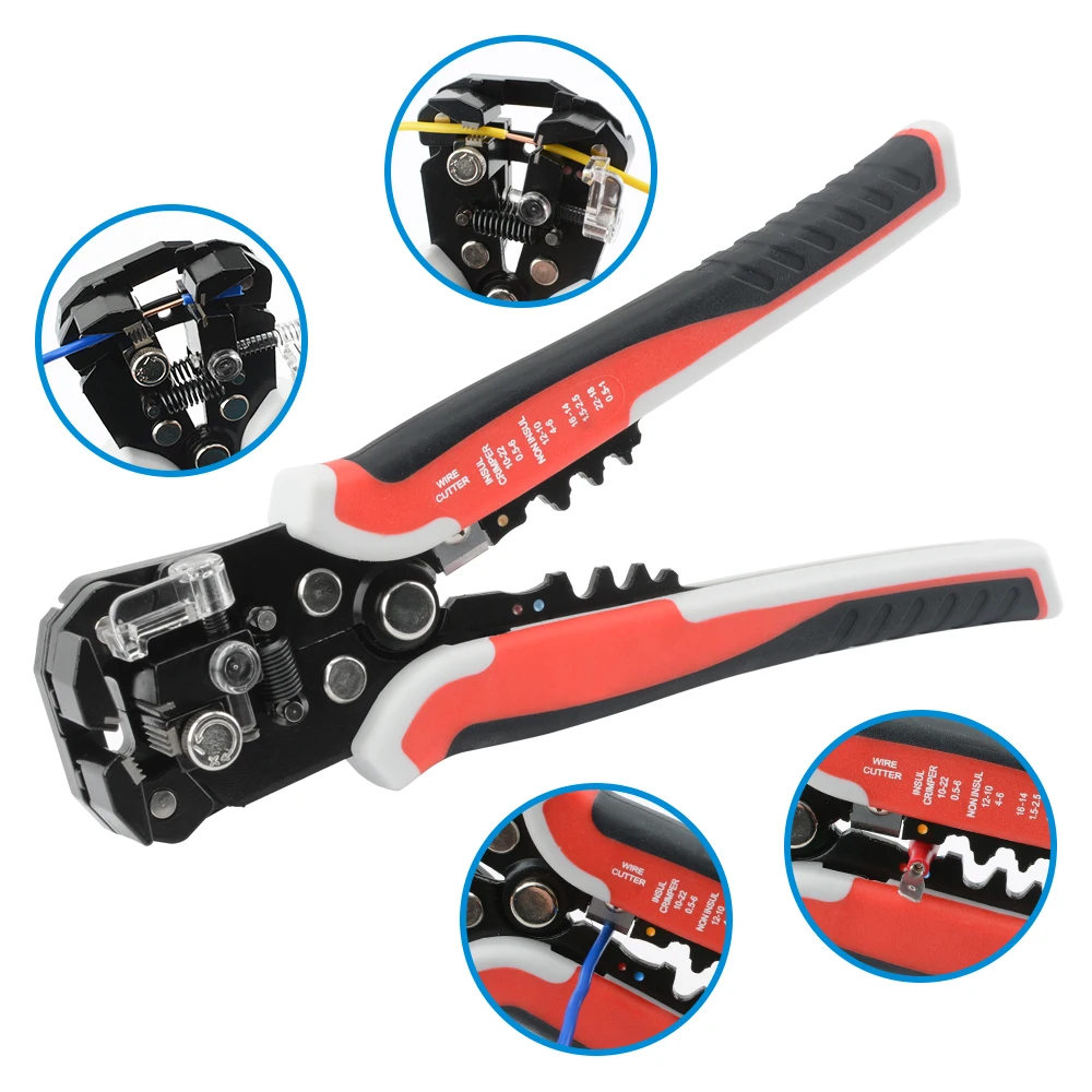 Multifunctional-Wire-Stripper-Crimping-Pliers-Cable-Clippers-Adjustable ...