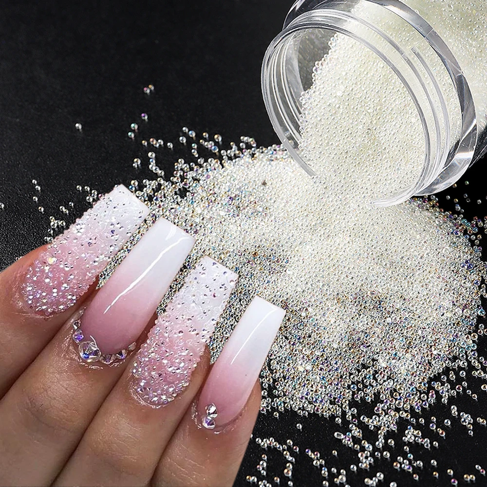 Micro-Caviar-Beads-0-6mm-Pixie-Crystal-for-Nails-Tiny-Nail-Rhinestones ...