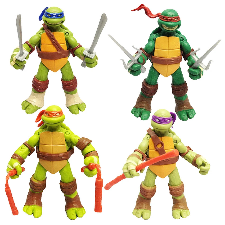 4pcs-6Pcs-Set-Ninja-Turtle-Anime-Figure-Neca-TMNT-Limited-Edition ...