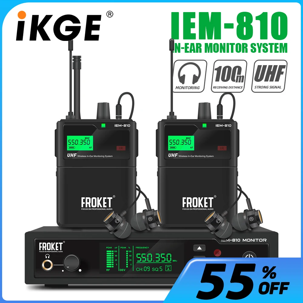 Sistema-intrauricolare-wireless-professionale-mono-IEM-810 ...