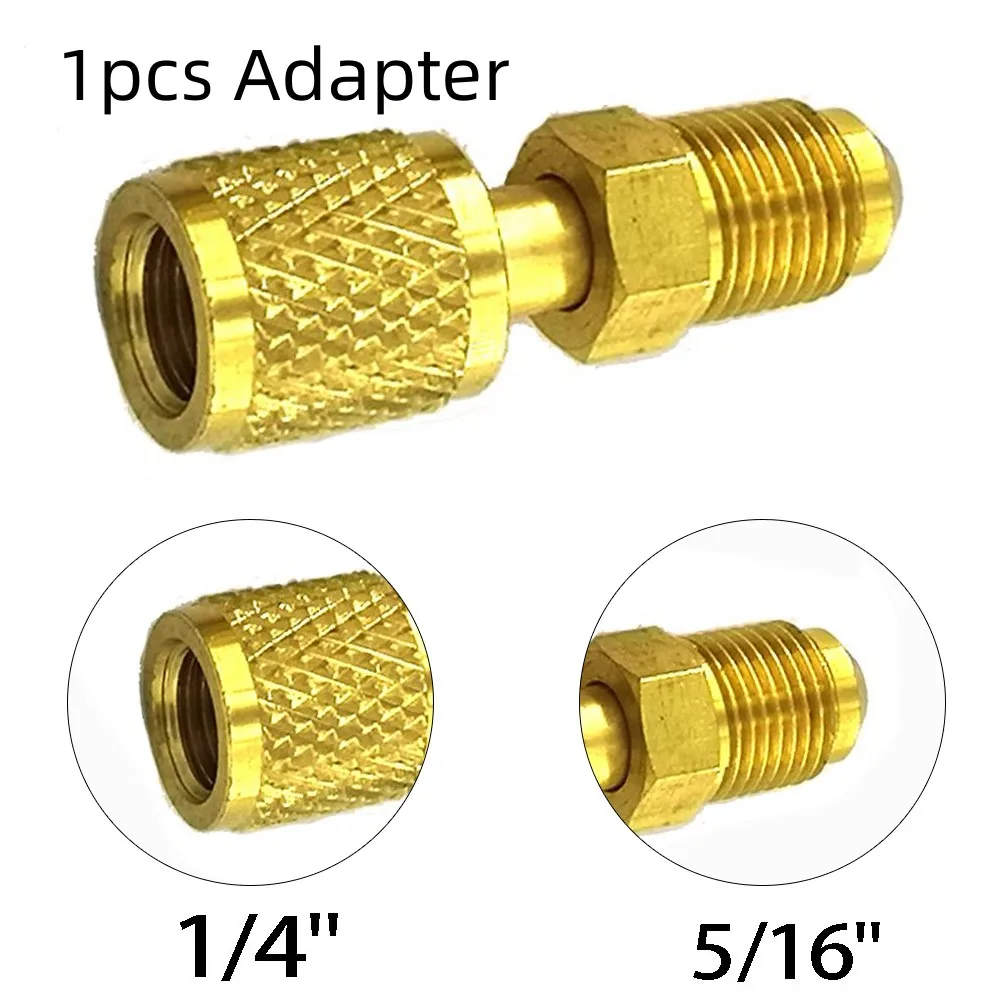 1pcs-Adapter-Female-Female-5-16-SAE-Male-1-4-SAEBrass-Easy-To-Install ...