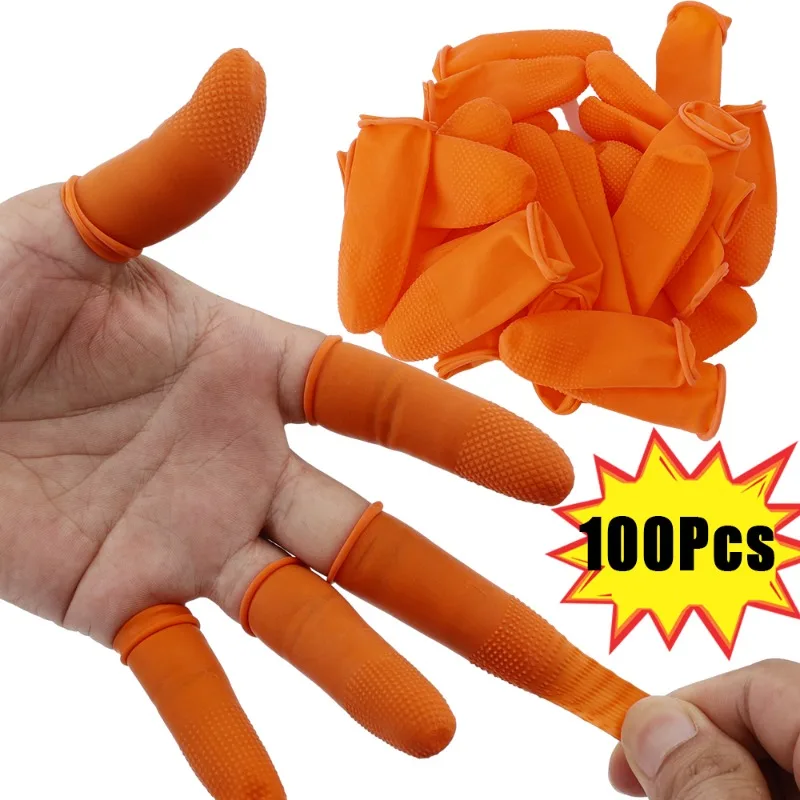 Disposable-Latex-Finger-Cots-Natural-Rubber-Anti-Static-Finger-Cots ...