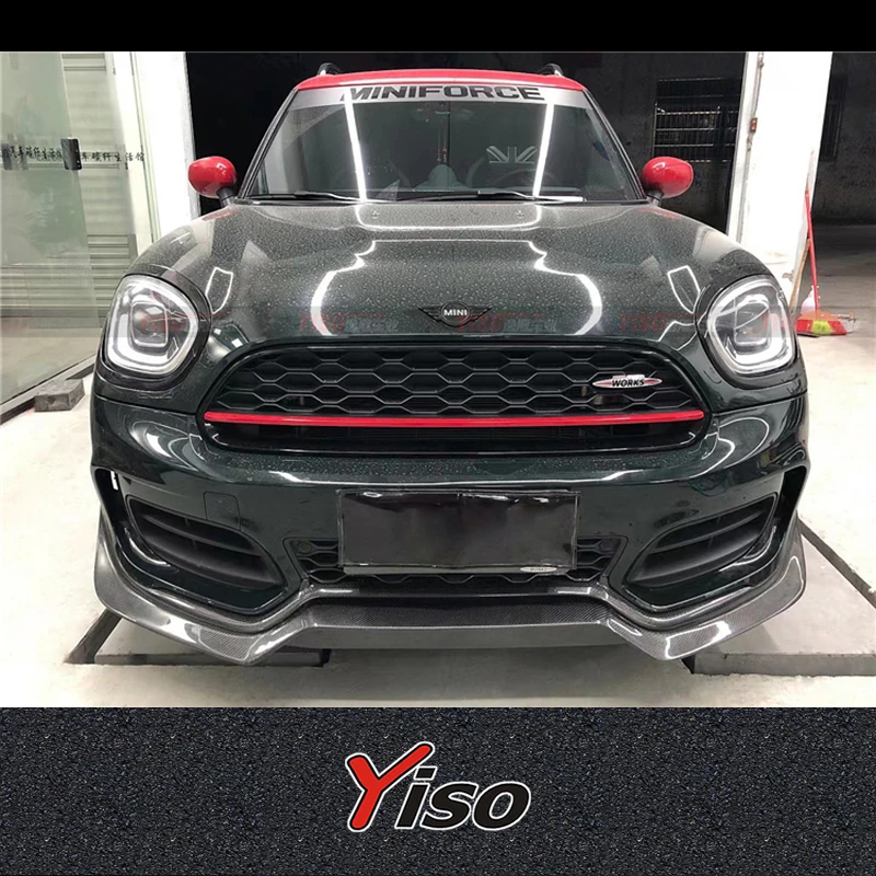FOR-BMW-MINI-F60-JCW-Modified-Carbon-fiber-AG-Front-Lip-Aerodynamic-kit ...