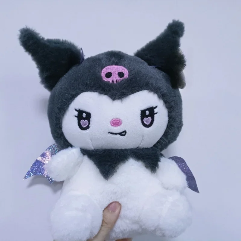 23cm-Kawaii-Sanrio-Devil-Kuromi-Plush-Doll-Angel-My-Melody-Plushies ...