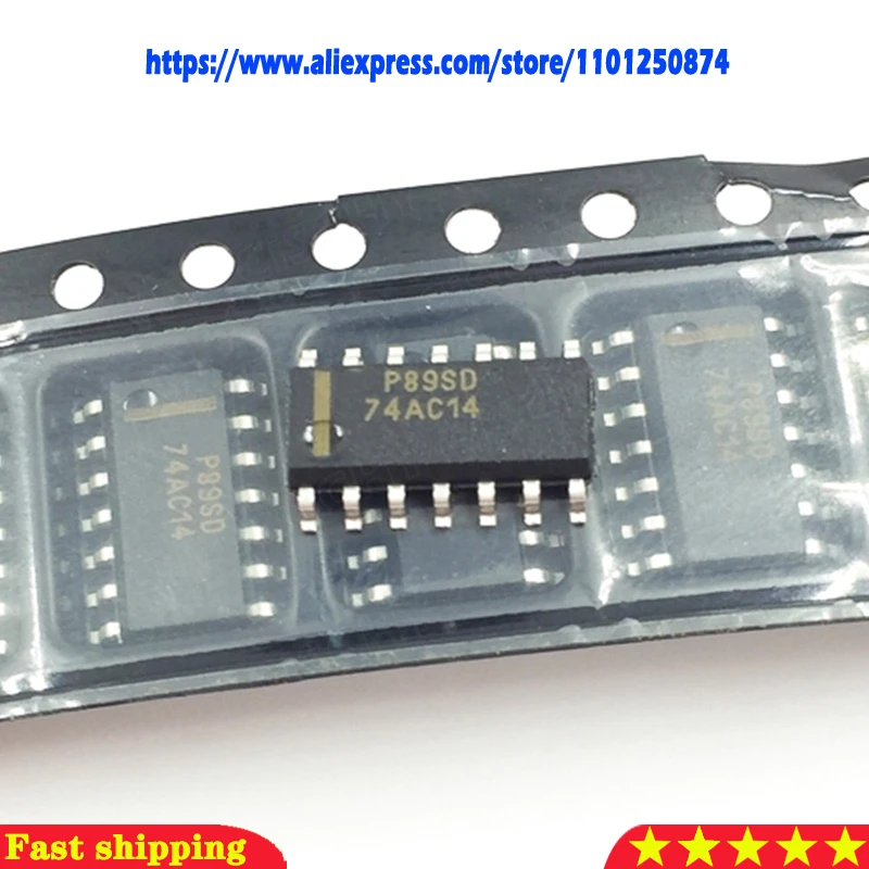 10pcs 74ac14scx Sop-14 74ac14 Sop14 Sop Sn74ac14dr Sn74ac14 74ac14dr Original - Integrated ...