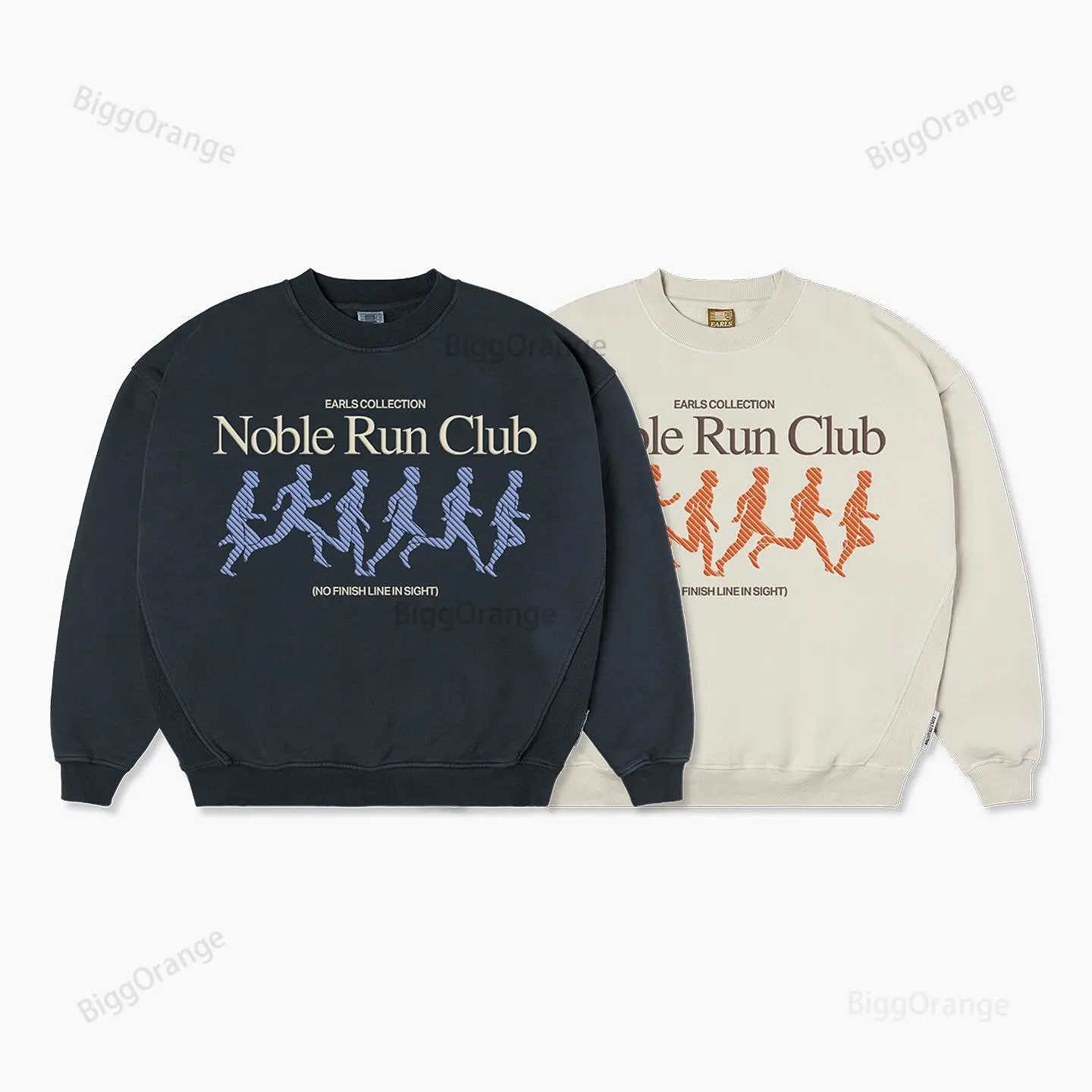 Noble-Run-Club-Sudadera-con-estampado-del-alfabeto-para-mujer-y-hombre ...