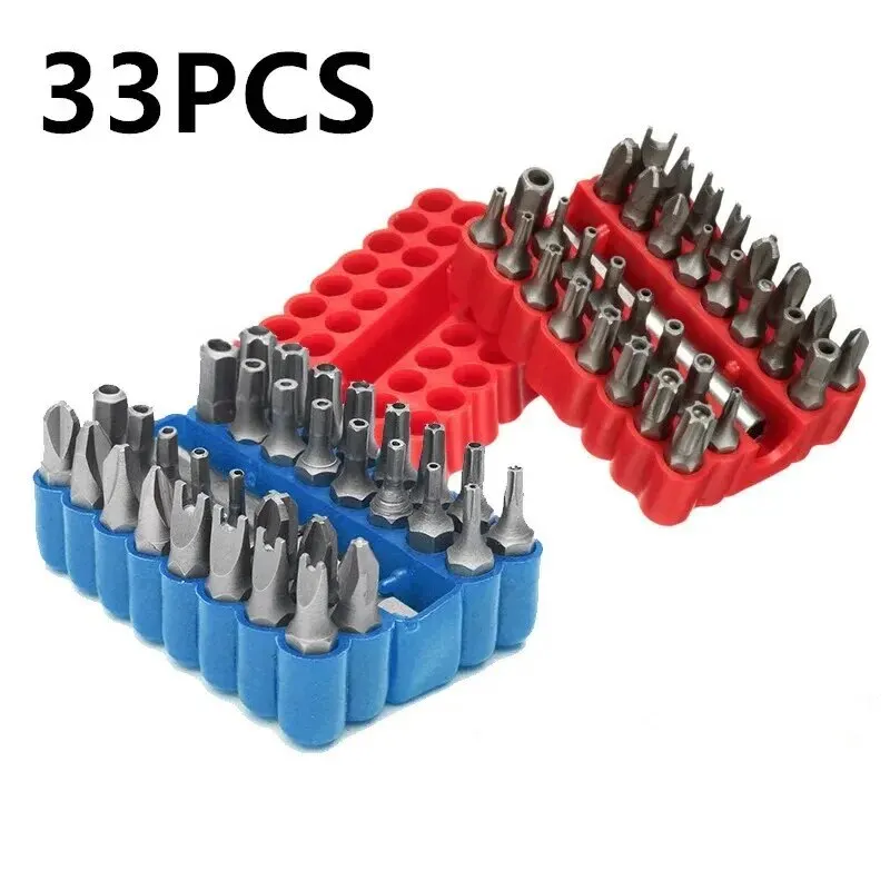 33-Piece-Set-Electric-Drill-Bit-Combination-Six-Petal-Three-Claw-Four ...