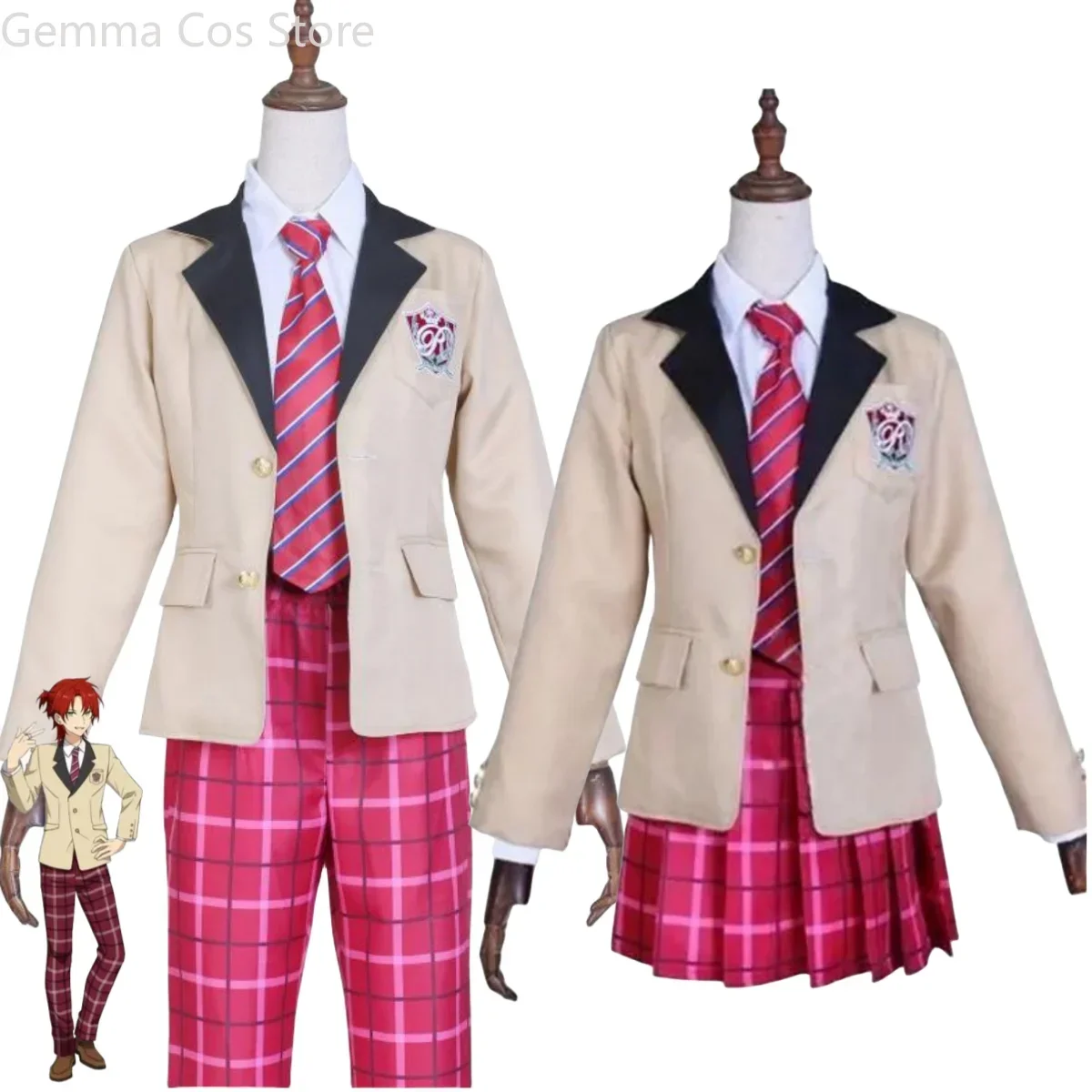 Anime Game Ensemble Stars Tomoe Hiyori Sazanami Jun Cosplay Costume Eve ...