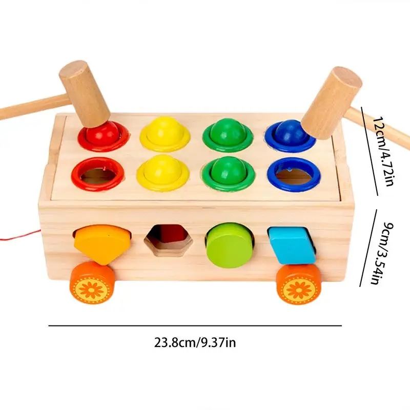 Shape Sorter Color Recognition Sorter Montessori Geometry Learning ...