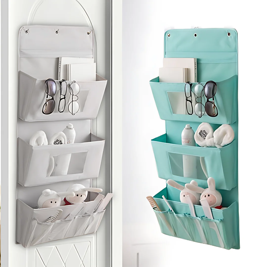 Storage-Bag-Cosmetic-Storage-Hanging-Bag-Behind-Door-Multi-Layer-Fabric ...