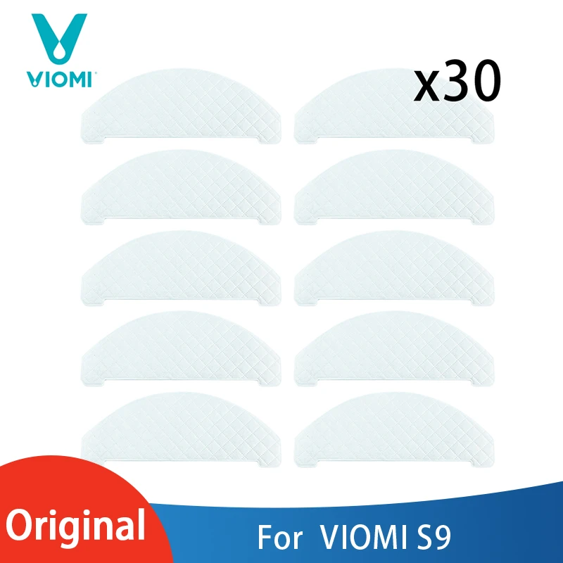 오리지널 VIOMI S9 청소 로봇 예비 부품, VIOMI S9 의 일회용 걸레 및 걸레 액세서리에 적합|진공 청소기 부품 ...