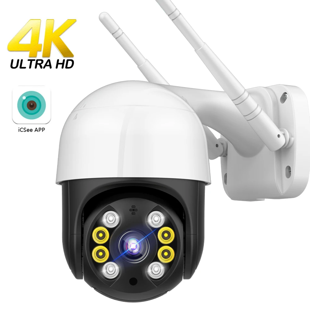 5MP Hd Ip Camera 4K 8MP Outdoor Security Ptz Wifi Camera Auto Tracking ...