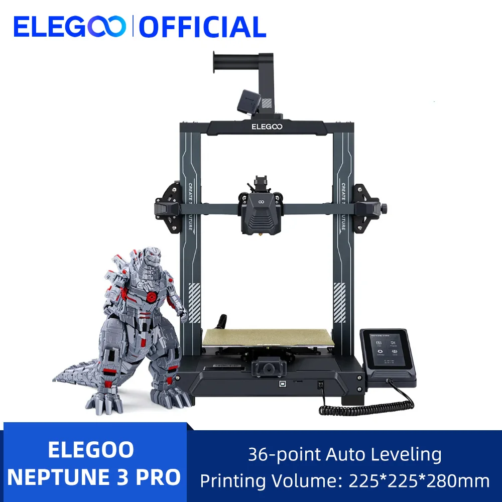 ELEGOO-NEPTUNE-3-PRO-FDM-3D-Printer-Auto-Leveling-4-3-inch-Capacitive ...