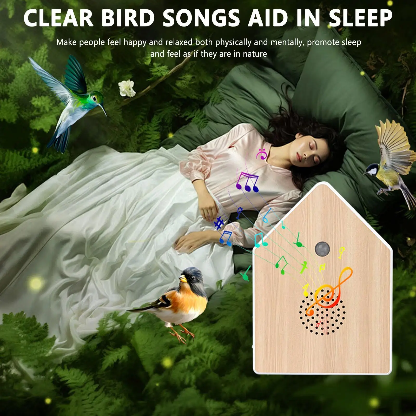 Bird Singing Speaker Motion Sensor Bird Sound Box Smart Animal Noise ...