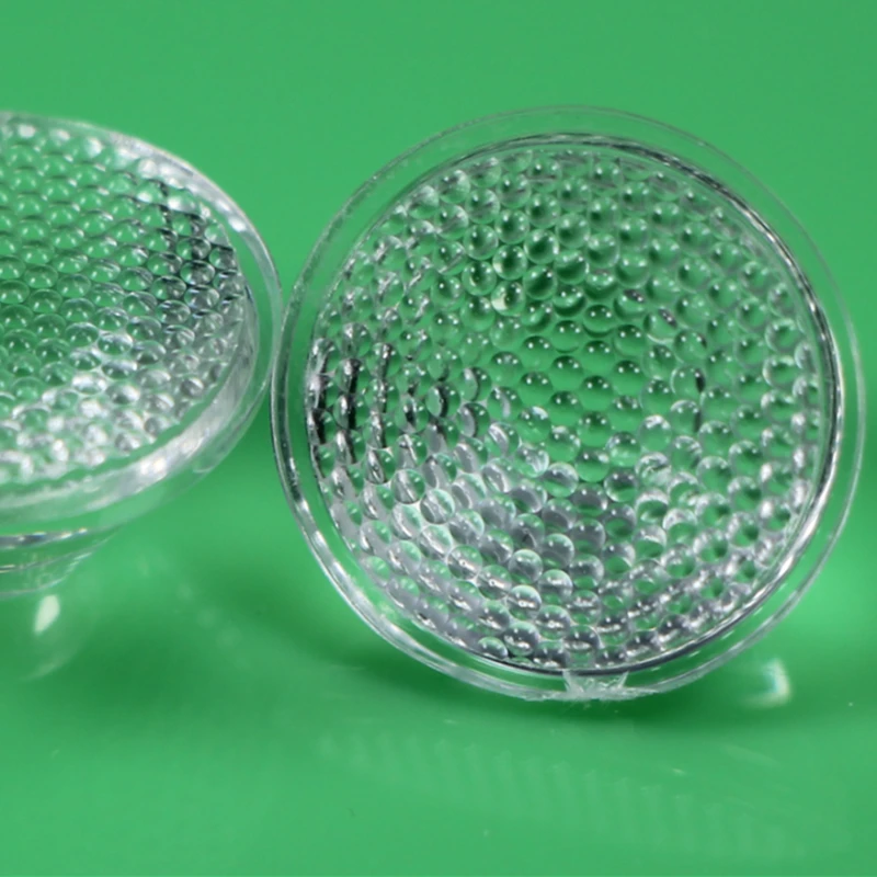 LED Lens Flashlight Wall Washer Lens Diameter 20mm Bead Surface Lens ...