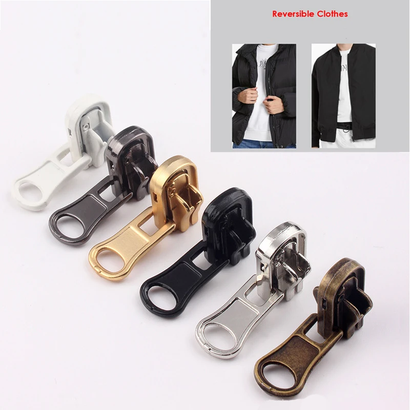 3-5-8-10-Reversible-Clothes-Jacket-Zipper-Slider-Nylon-Resin-Metal-Zip ...