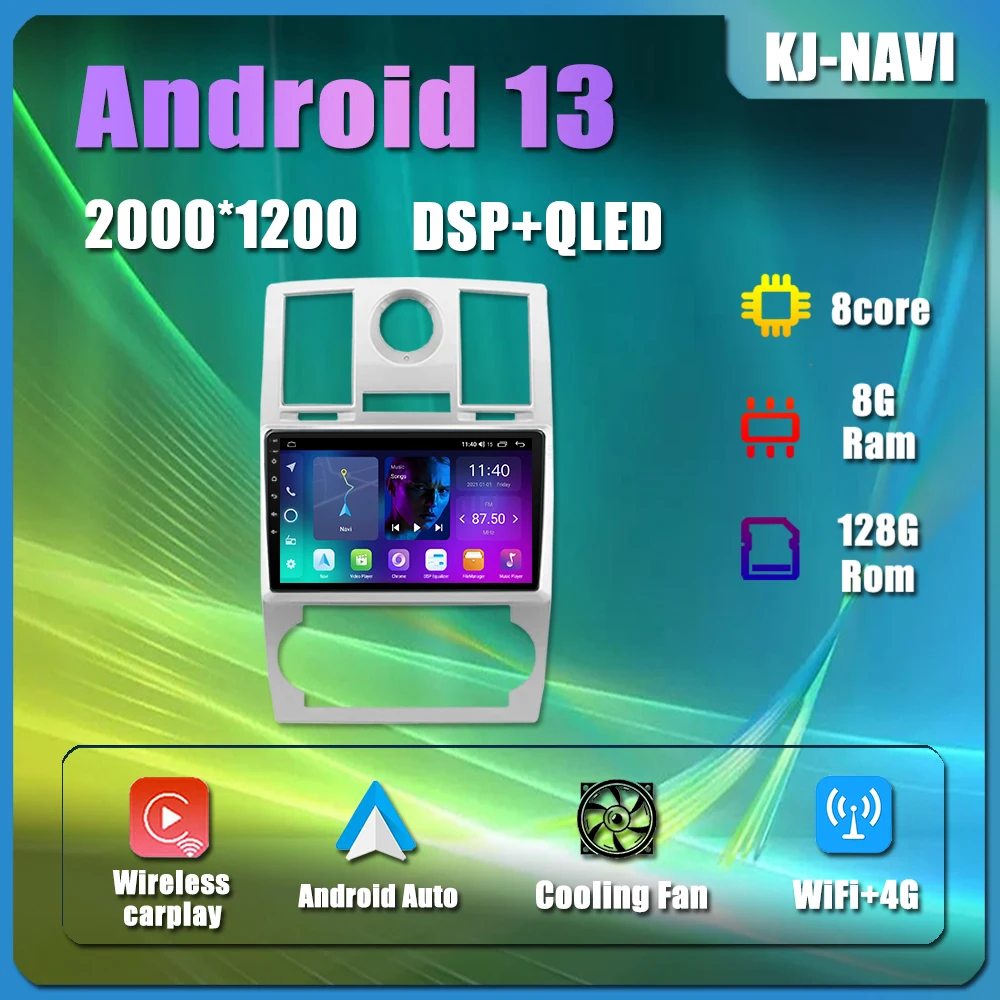 Android 12 For Chrysler 300c 1 2004 - 2011 Car Radio Multimedia Video ...