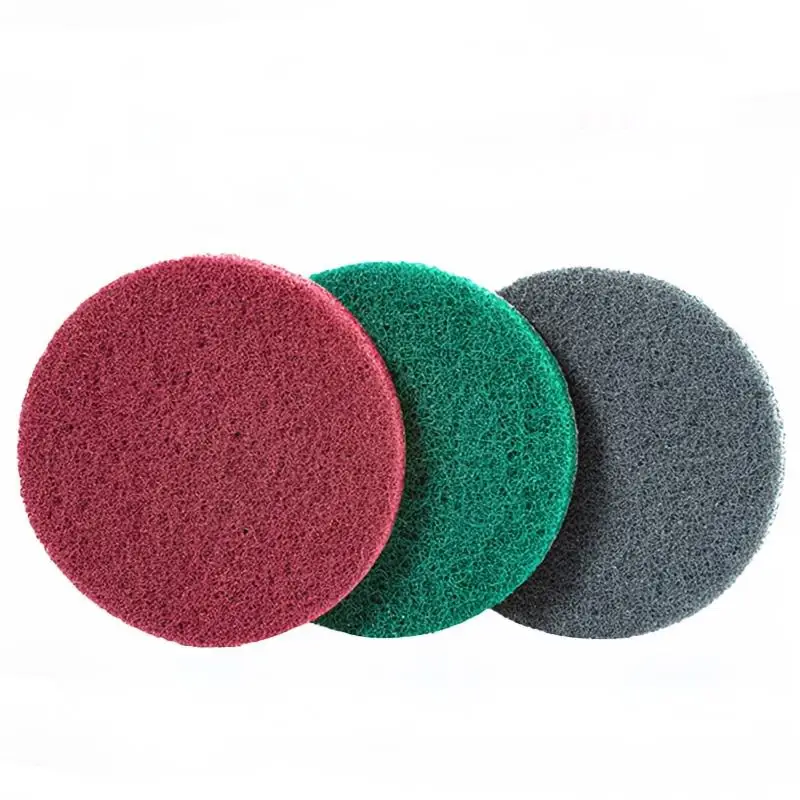 5-Inch-3Pcs-Cleaning-Scouring-Pad-Industrial-Buffing-Pad-Metal ...