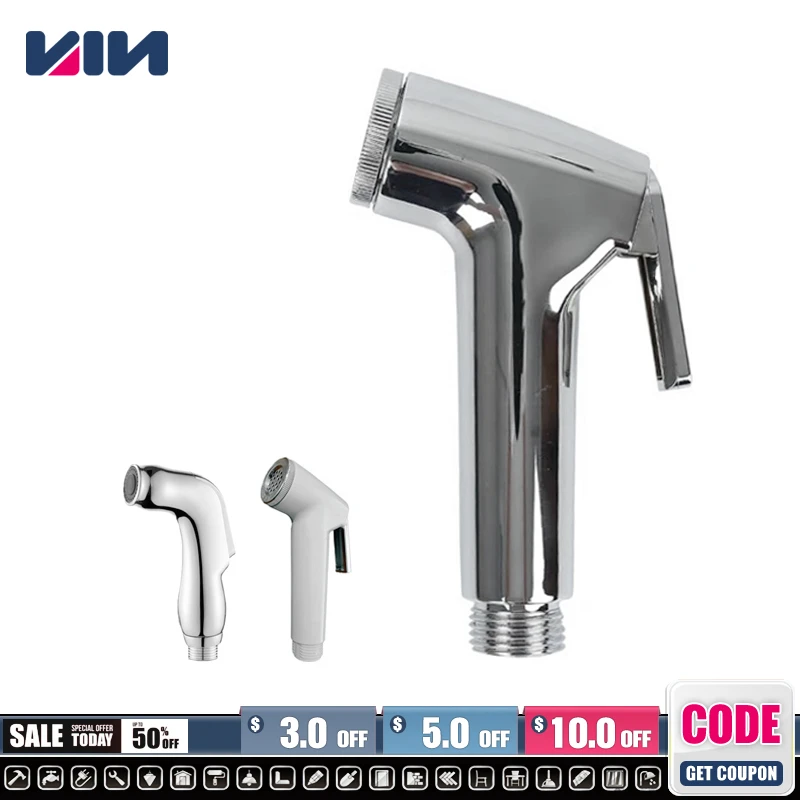 Handheld Bidet Faucet Spray Gun Shower Head Bathroom Toilet Bidet ...