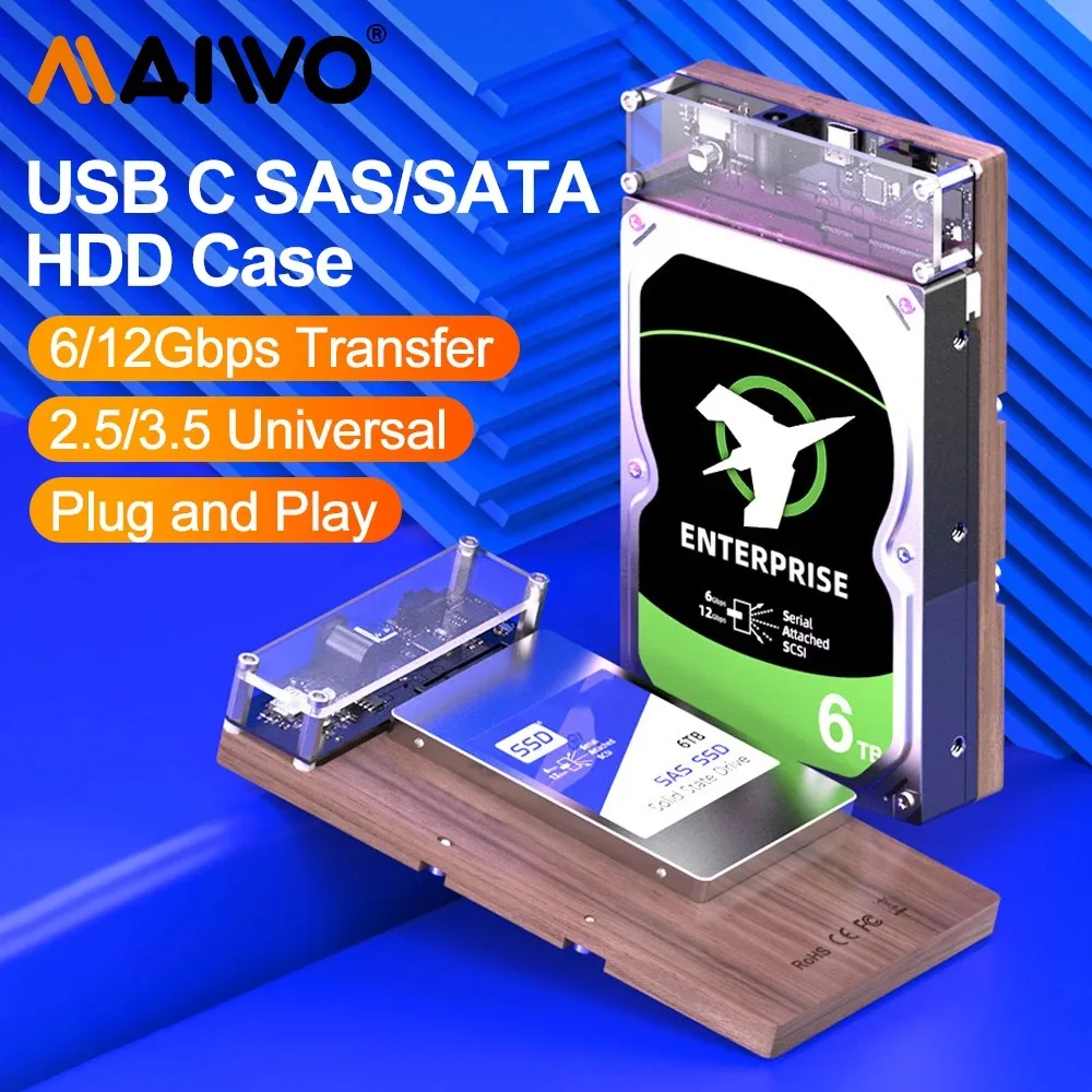 MAIWO-SAS-Hard-Drive-Docking-Station-for-2-5-3-5-HDD-SSD-Disk-CaseSATA ...