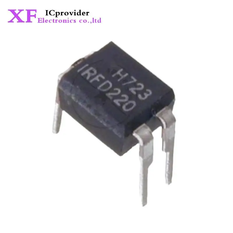 Chip-mosfet-irfd220pbf-irfd220-fd220-100-profissional-para-substitui-o ...