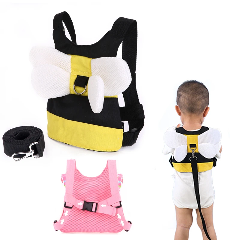 Baby-Walking-Safety-Backpack-Toddlers-Leash-Anti-Lost-Wrist-Link-Child ...