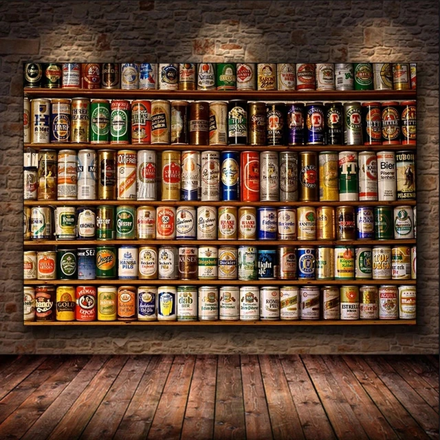 Beer Can Wall Art